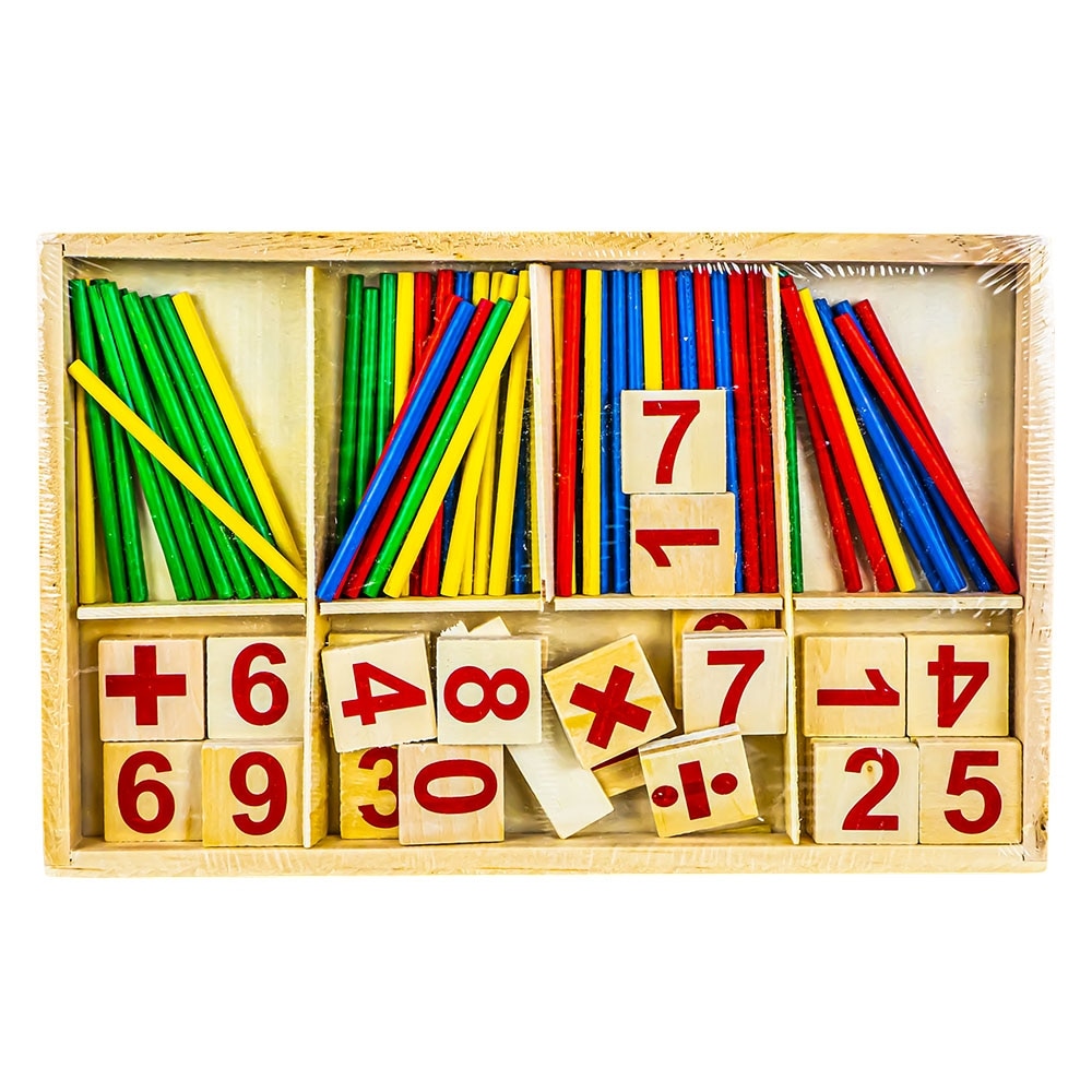 Joc educativ din lemn - Invata matematica - eMAG.ro