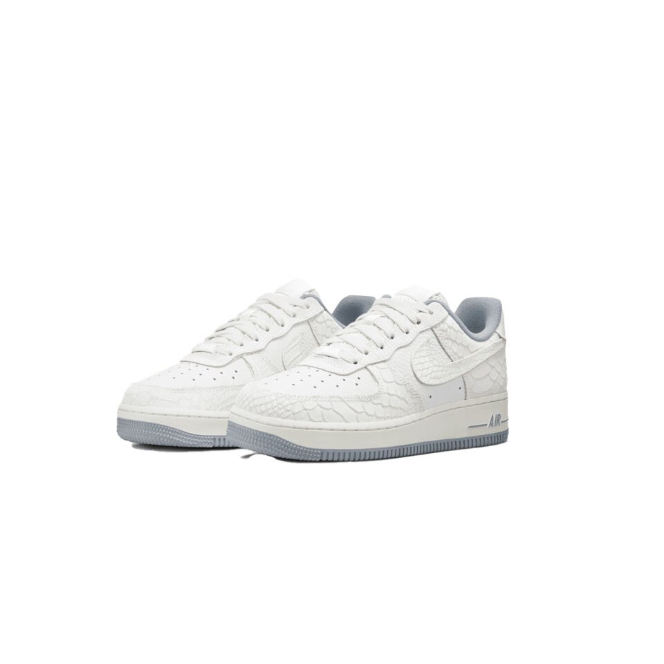 Pantofi sport, Nike Air Force 1 '07 Low White Python, alb, 41 - eMAG.ro