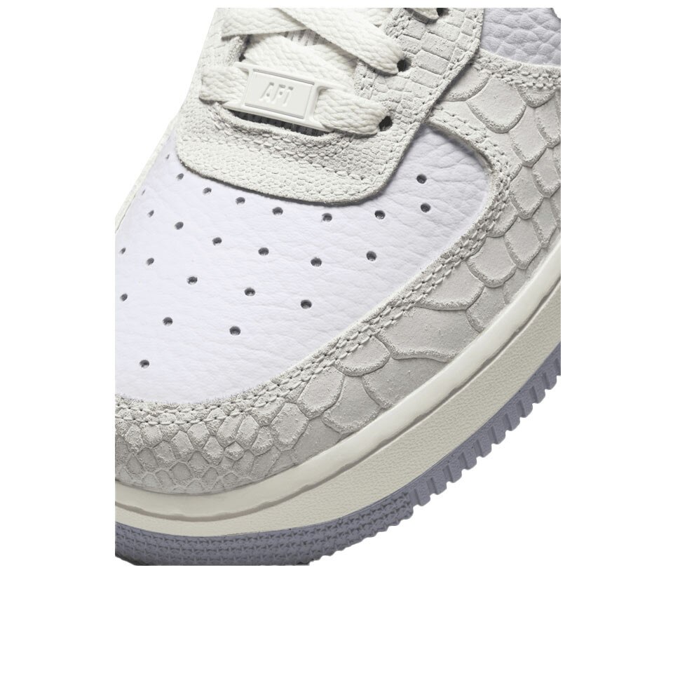 Pantofi sport, Nike Air Force 1 '07 Low White Python, alb, 41 - eMAG.ro