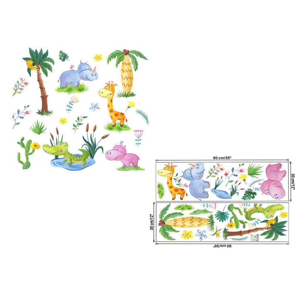 Sticker camera copii Animale din savana, multicolor - eMAG.ro