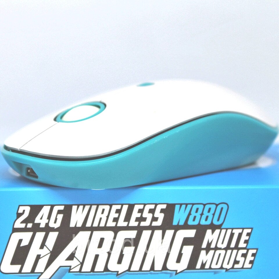 Mouse ZornWee W880-633, Fara fir, Baterie reincarcabila, Silentios, 2,4 Ghz, 4 butoane, Butoane ...