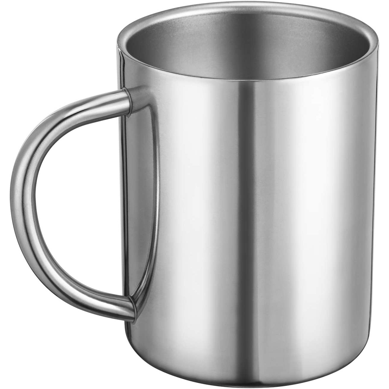 Set 2 buc Cana din inox, cu pereti dubli, 200 ml, Grunberg ICI200 - eMAG.ro