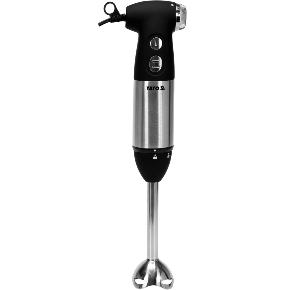 Blender de mana, Yato, Inox, 5 trepte, 700W, Negru/Argintiu - eMAG.ro