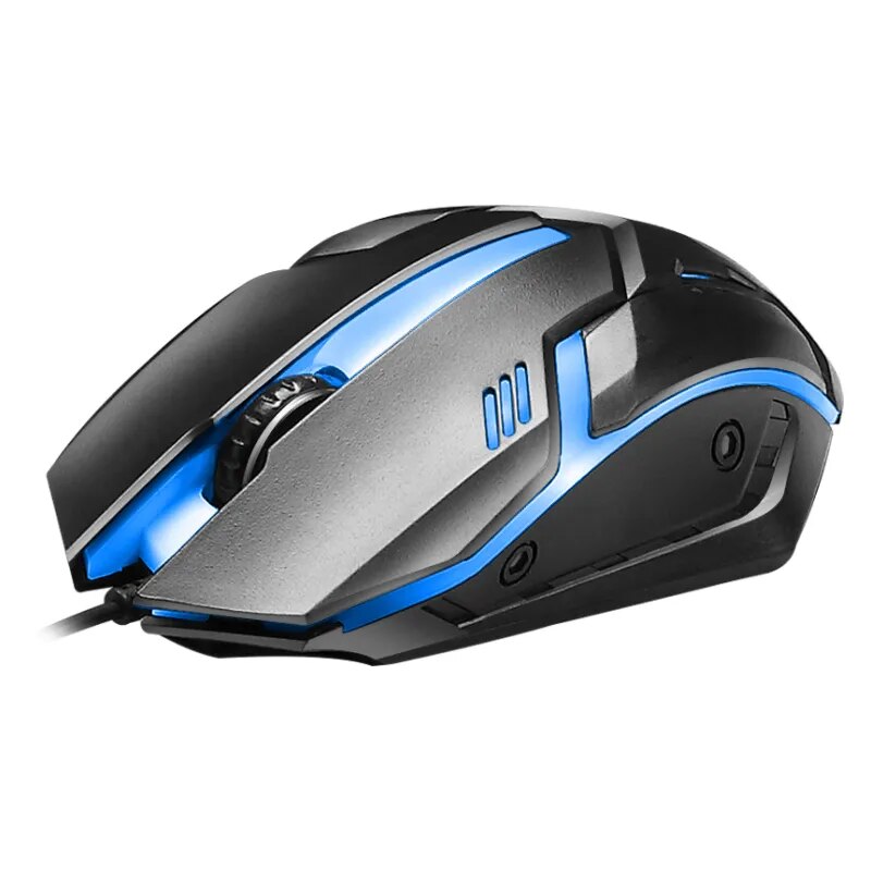 Mouse gaming blacklight X3, 1200DPI, USB, RGB, Negru - eMAG.ro