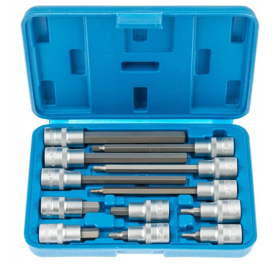 Trusa biti, imbus, hexagon, 1/2", 12 piese, Satra - eMAG.ro