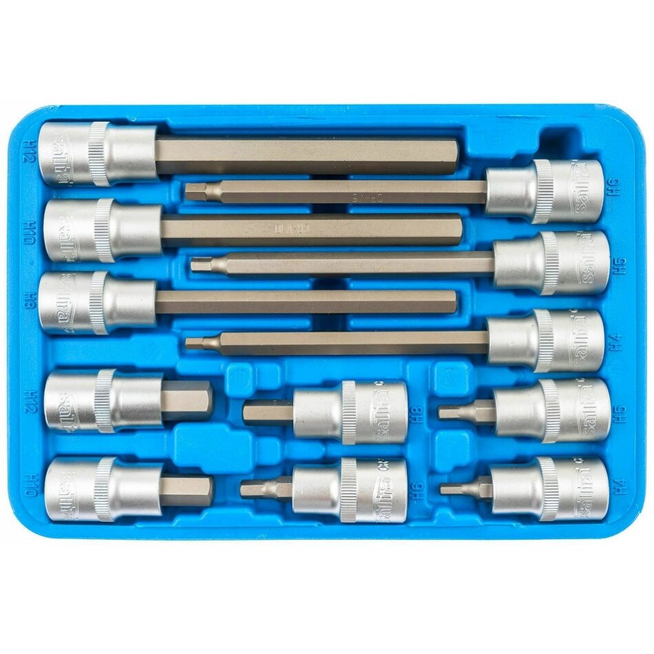 Trusa biti, imbus, hexagon, 1/2", 12 piese, Satra - eMAG.ro