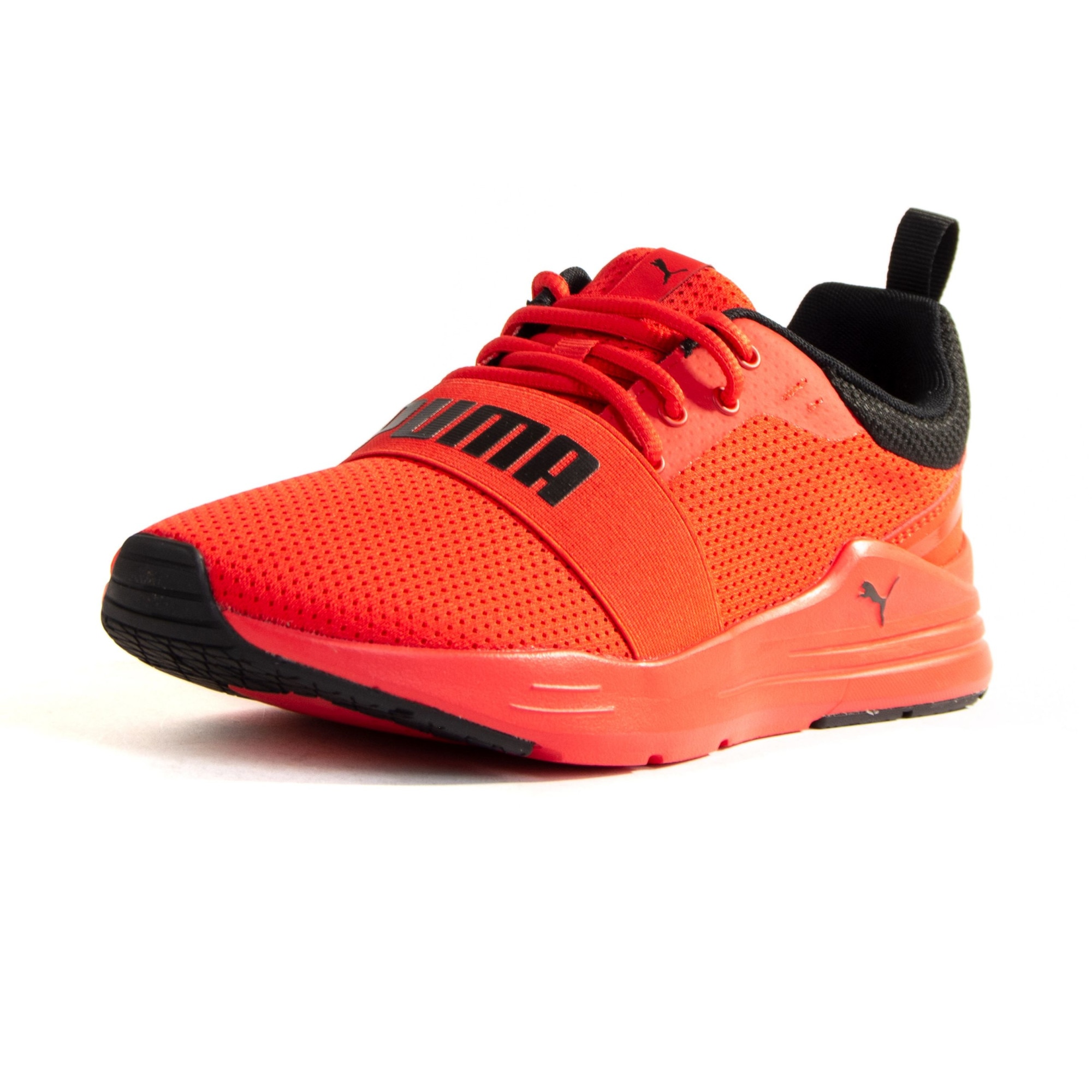 Pantofi sport barbati, Puma, Textil/Sintetic, Rosu, Marimea 47 - eMAG.ro