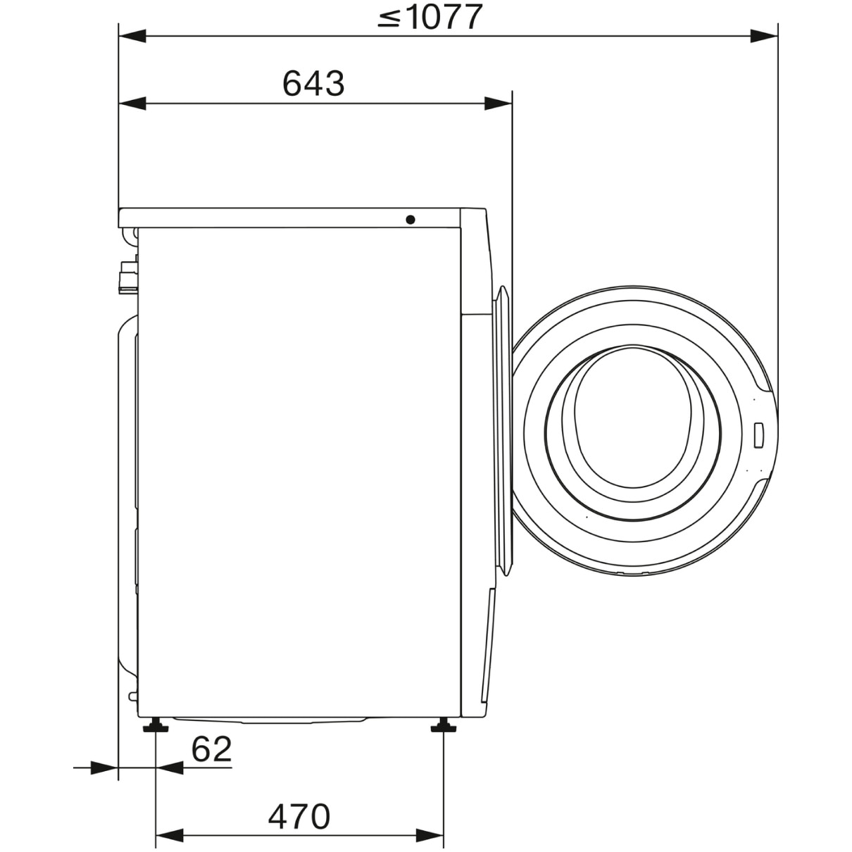 Masina de spalat rufe Miele WSD 023 WCS, 8 kg, 1400 RPM, Clasa A ...
