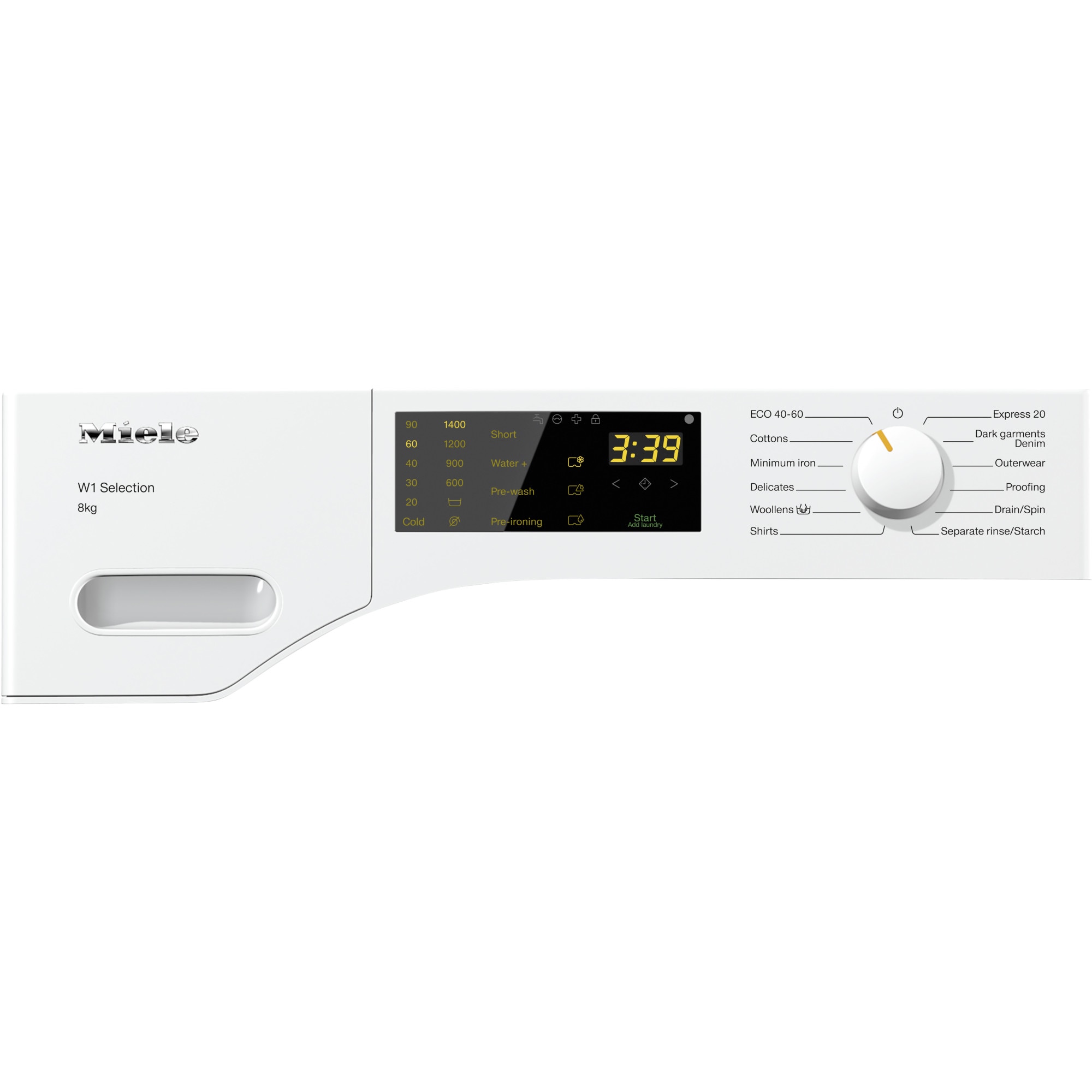 Masina de spalat rufe Miele WSD 023 WCS, 8 kg, 1400 RPM, Clasa A ...