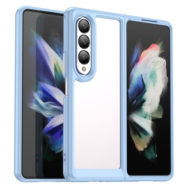Carcasa Outer Space compatibila cu Samsung Galaxy Z Fold 3 5G Blue ...