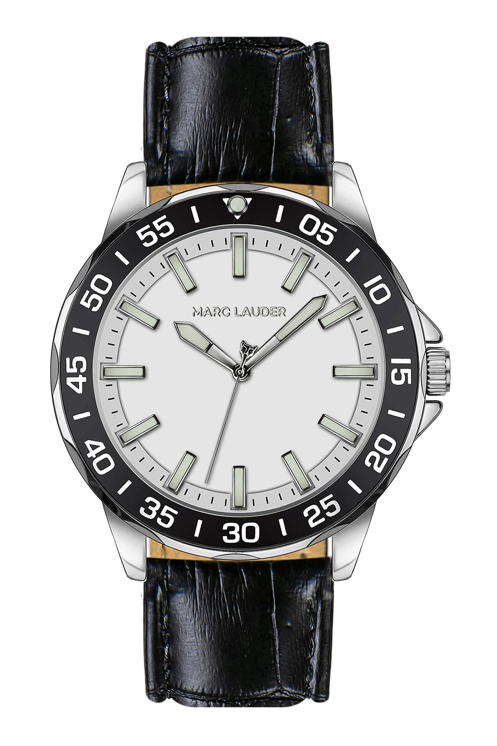 Marc Lauder, Ceas analog cu o curea din piele cu aspect de piele de ...