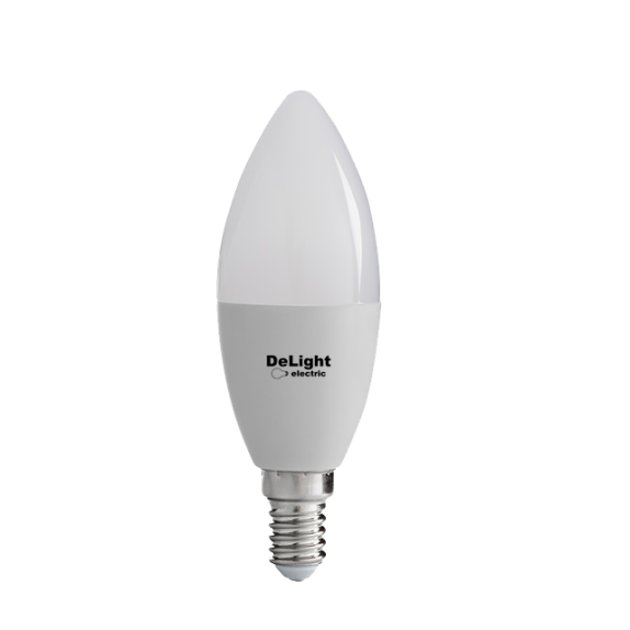 Bec Led Lumanare E14 model C37 9W=80W 4100K lumina neutra - eMAG.ro