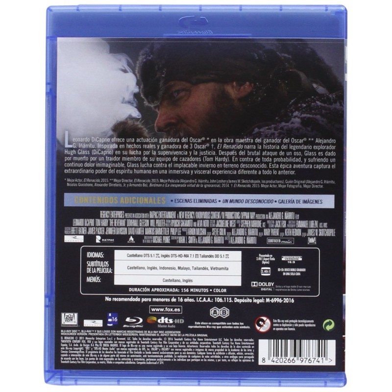 El Renacido (The Revenant) [Blu-Ray] - eMAG.ro