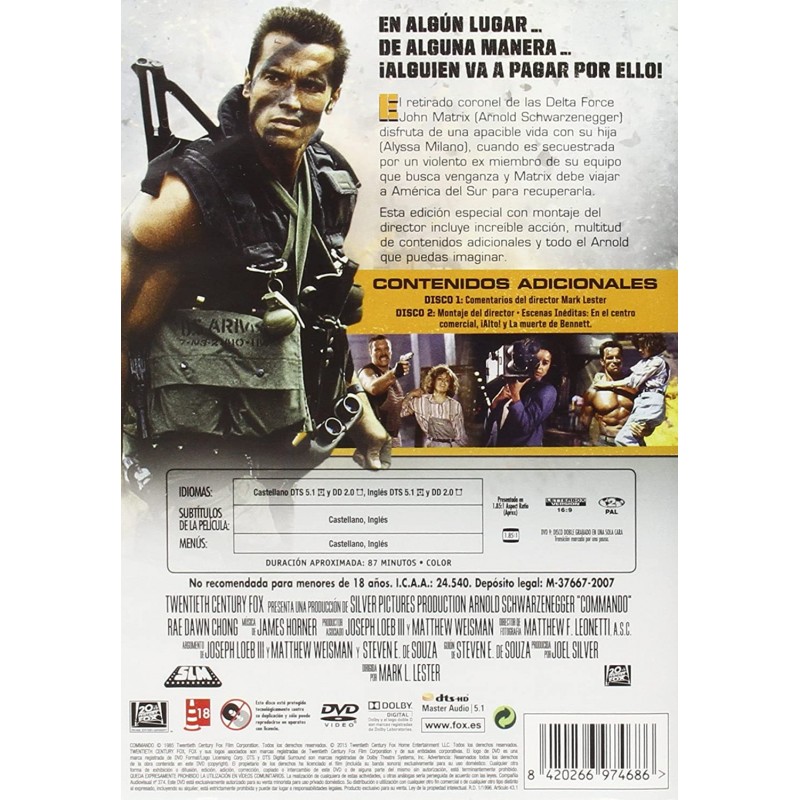 Commando, FOX, DVD - eMAG.ro