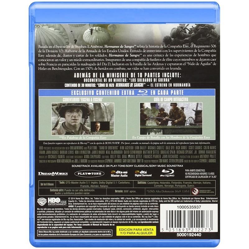 Hermanos de sangre, HBO, Blu-ray - eMAG.ro