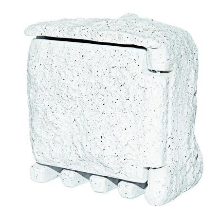 Priza de exterior, Hi Lite, IP44, 20 x 19 cm, 3680 W, Alb - eMAG.ro