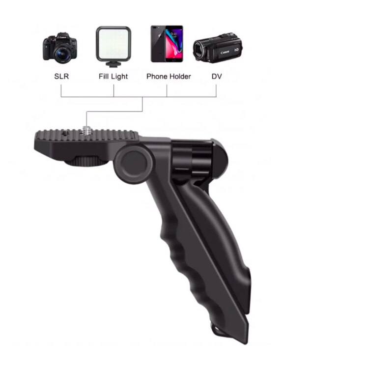 Kit vlogging 5 in 1, trepied, microfon, panou LED, telecomanda ...