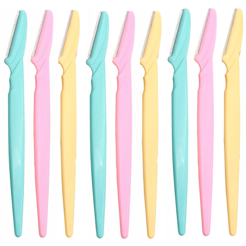 Set 9 trimmer facial - lama de tuns faciala, pentru fata, sprancene ...