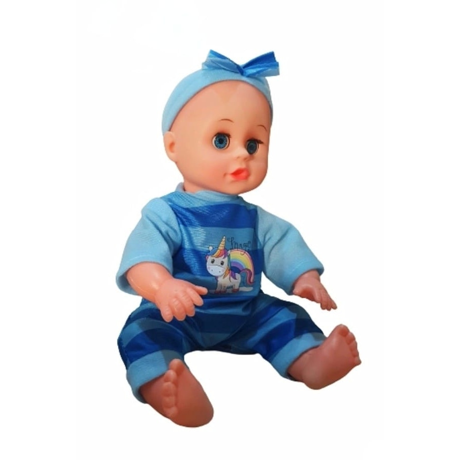 Papusa care bea apa si face pipi, are accesorii incluse, Little Baby ...