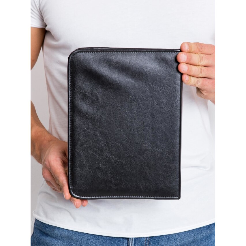 Mapa pentru documente, Rovicky, Piele ecologica, Negru - eMAG.ro