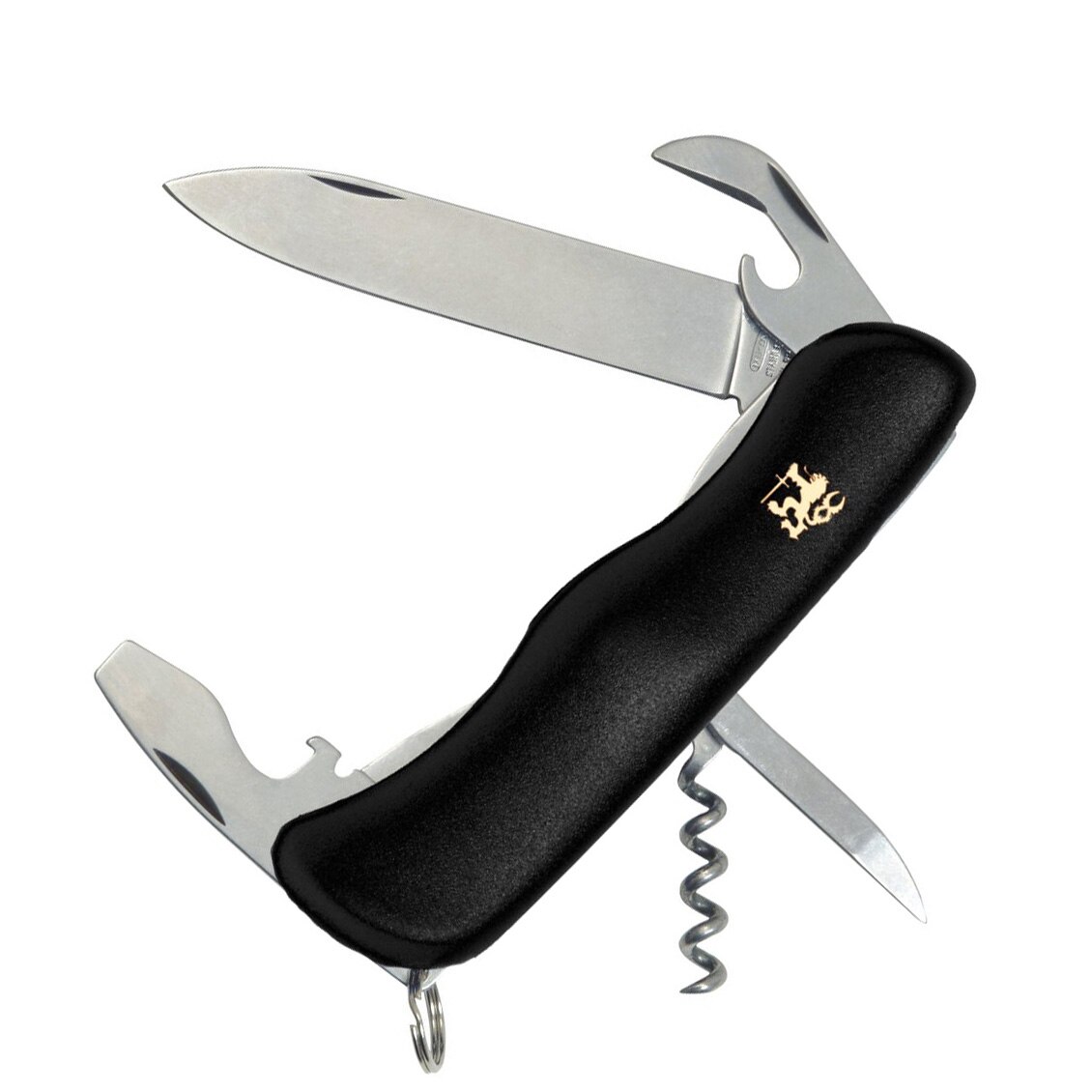 Cutit multifunctional, Mikov, Inox/PVC, 110 mm, Negru/Argintiu - eMAG.ro