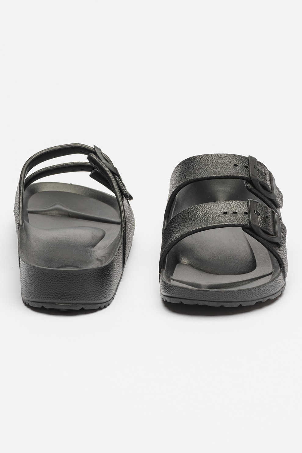 Lumberjack, Papuci de piele ecologica cu catarame Holiday - eMAG.ro