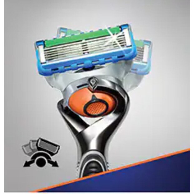 Gillette borotva fejjel, 2 db Fusion5 Proglide utántöltővel - eMAG.hu