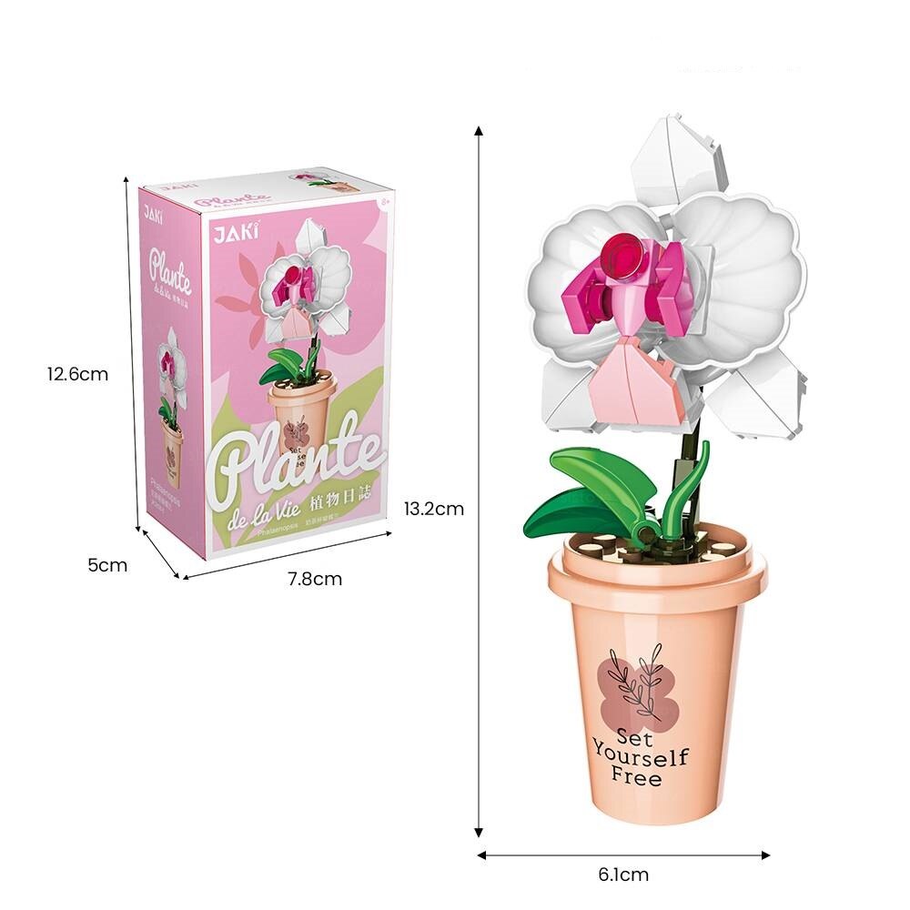 Set cuburi constructie panseluta in ghiveci 41 piese Jaki - eMAG.ro