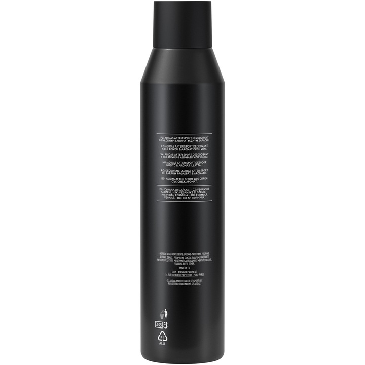 Deodorant spray Adidas Male After Sport, 250 ml - eMAG.ro