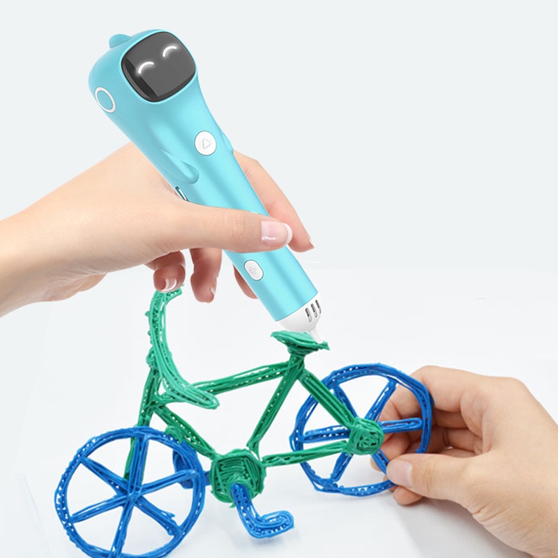 Creion 3D pentru creat, desenat obiecte 3D, filament PCL 1.75 mm ...