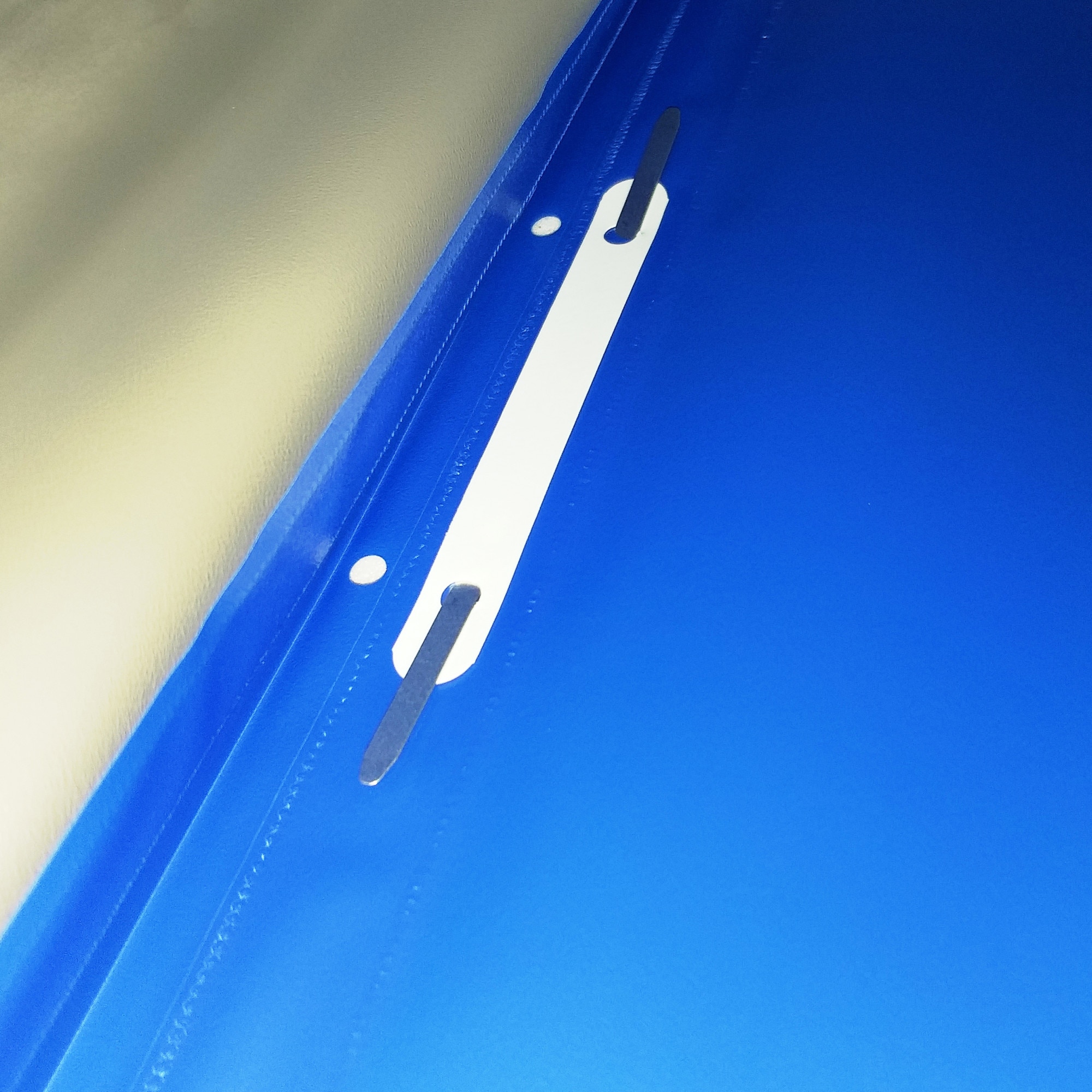 Dosar PVC cu sina 100 x 140 micr, albastru set 50 buc - eMAG.ro