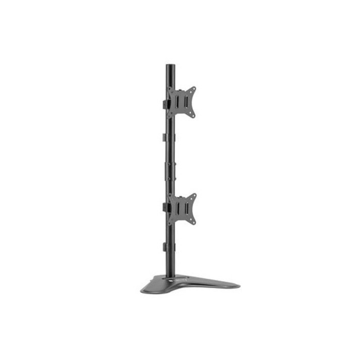 Suport de birou pentru 2 monitoare, 17-32 inch, reglabil, Negru, Techly ...
