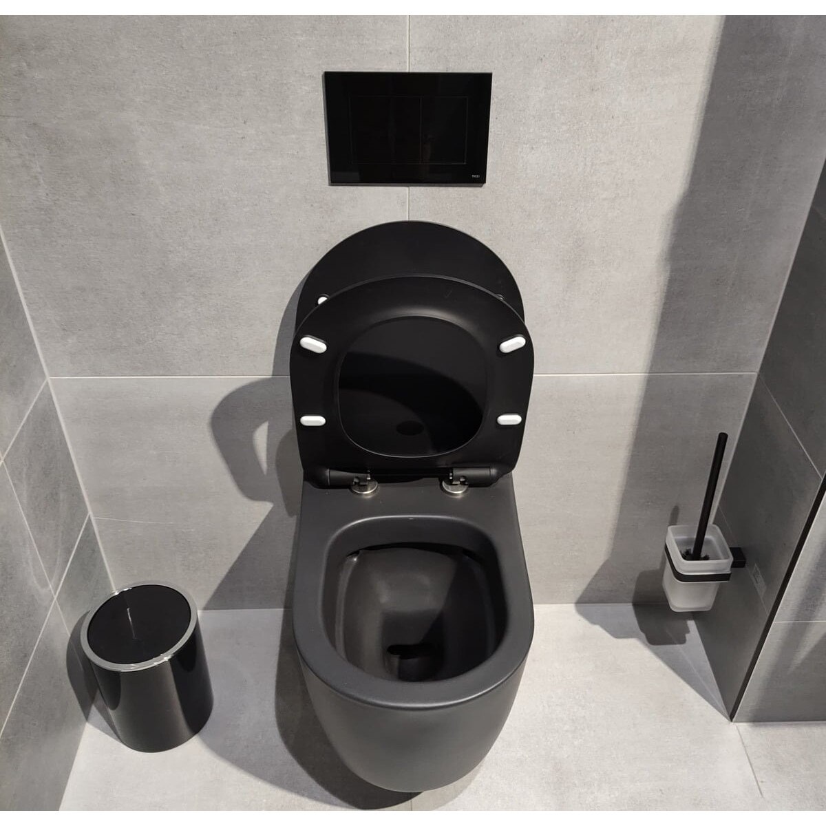 Capac WC Glacera negru mat AL030SBL - eMAG.ro