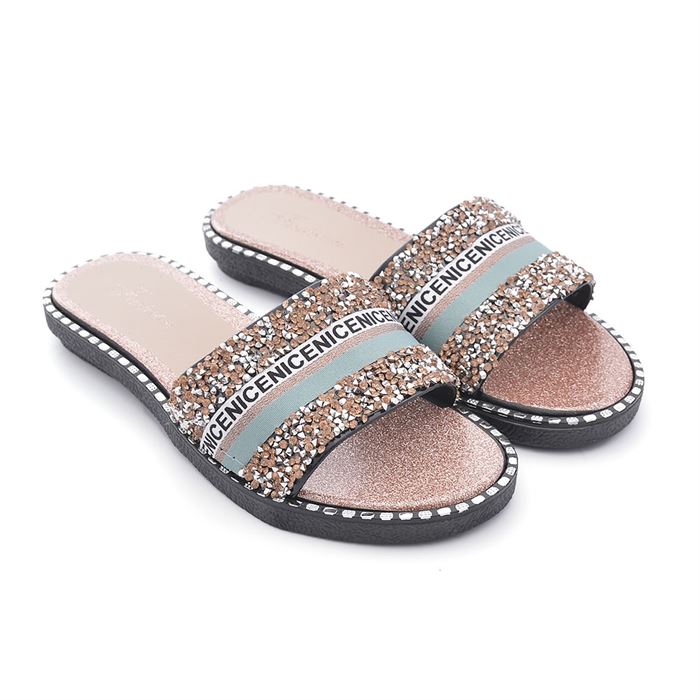 Slapi De Dama Ceni, Champagne Bej, 37 EU - eMAG.ro