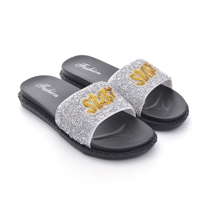 Slapi De Dama Star, Argintiu, 36 EU - eMAG.ro