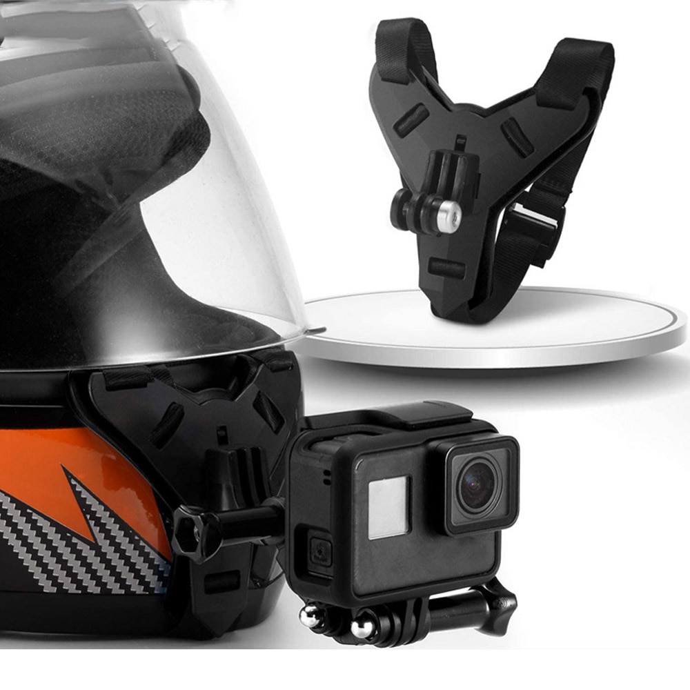 Suport de casca pentru camera video, Vaxiuja, Compatibil cu GoPro ...