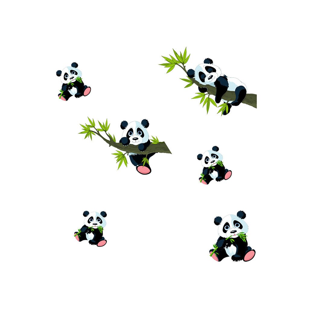 Set 6 stickere Ursi panda - eMAG.ro