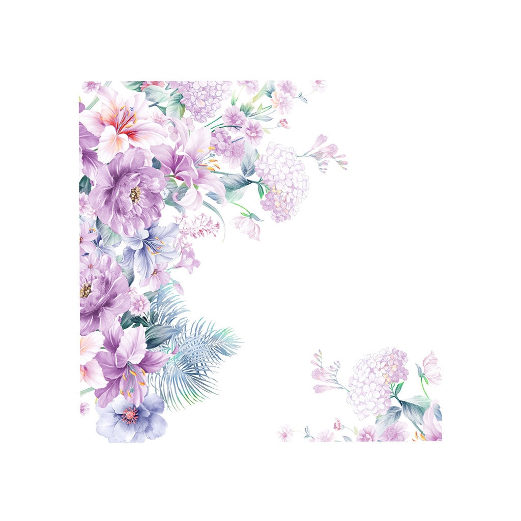 Sticker flori lila, Folina KSR32 - eMAG.ro