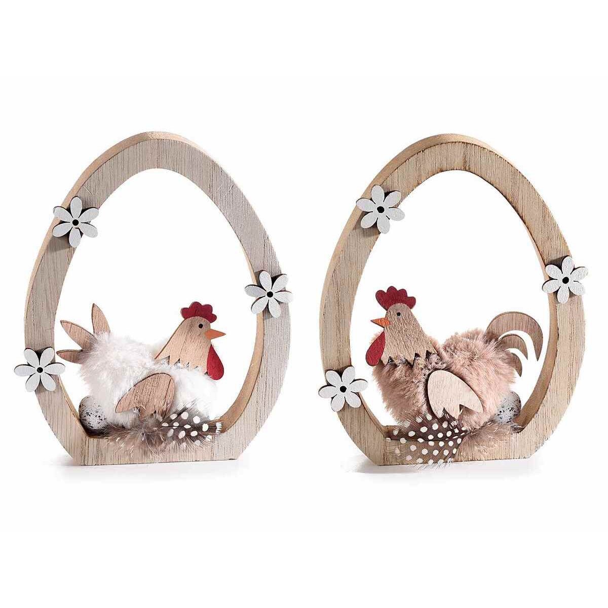 Set 2 decoratiuni Paste Gaini 13x3x16 cm - eMAG.ro