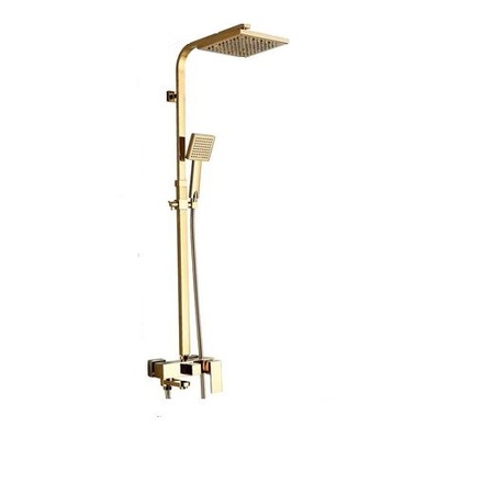 Colona de dus cu 3 functii, aurie, AquaSpa - eMAG.ro