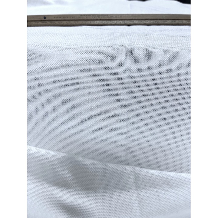 Material textil, Panama alba pentru brodare cu 100 puncte/10 cm, 160 x ...