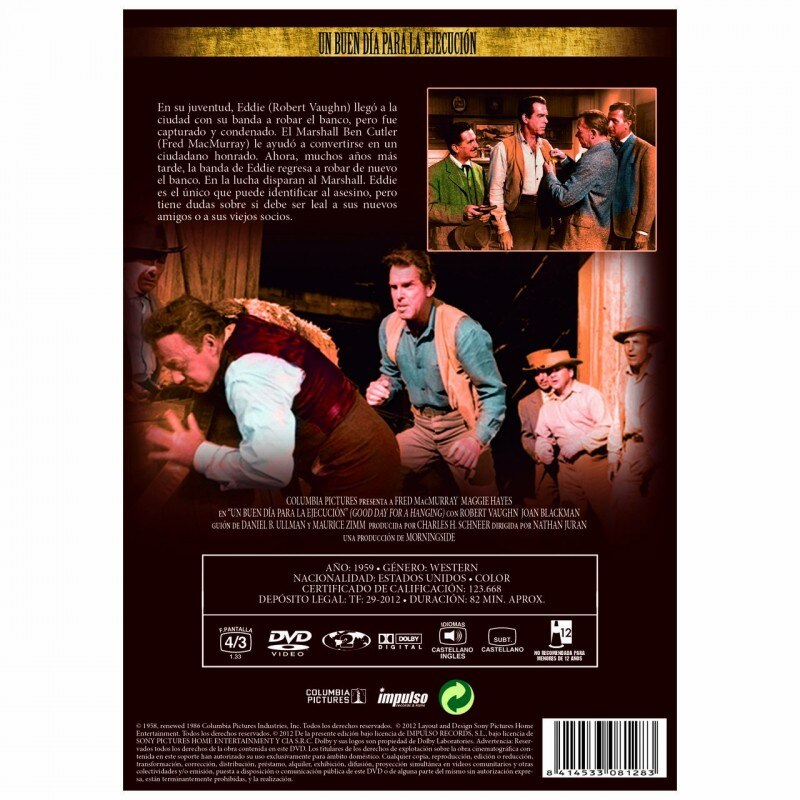 Un Buen Dia Para La Ejecucion, Sony, 1959, DVD - eMAG.ro