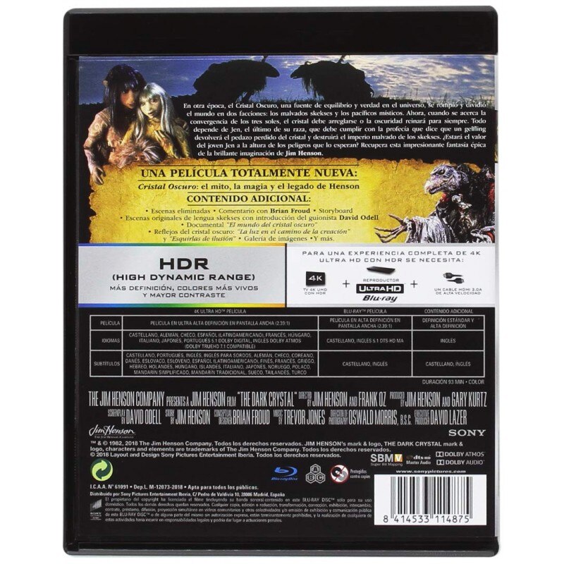 Cristal Oscuro (4K Uhd + Bd) [Blu-Ray] - eMAG.ro