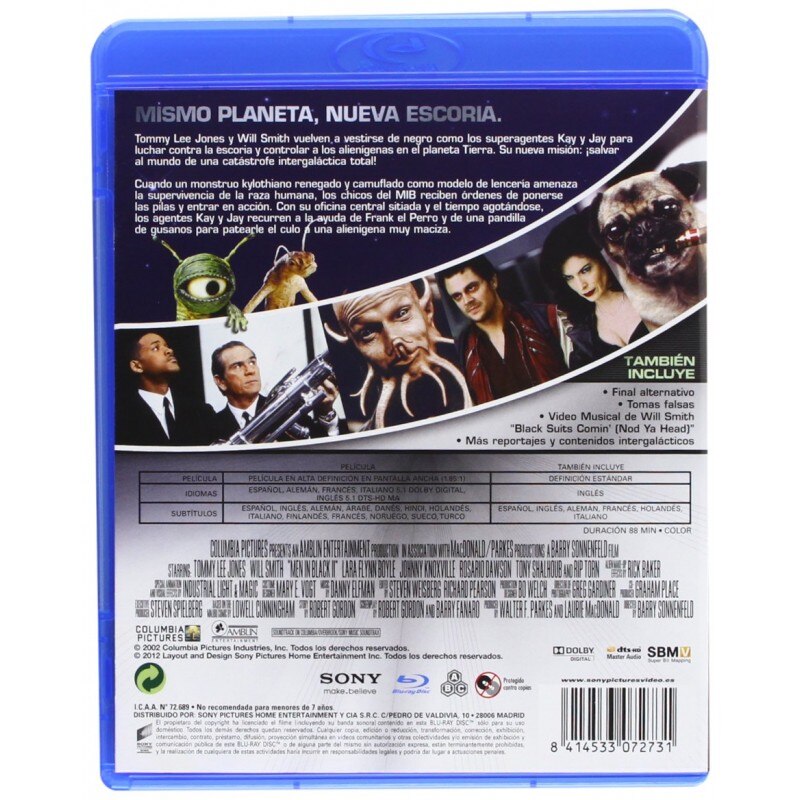 Men In Black II, Sony, 2002, Blu-Ray - eMAG.ro