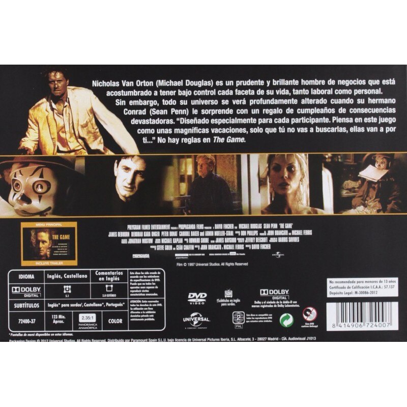 The Game - Edición Horizontal [Dvd] - eMAG.ro