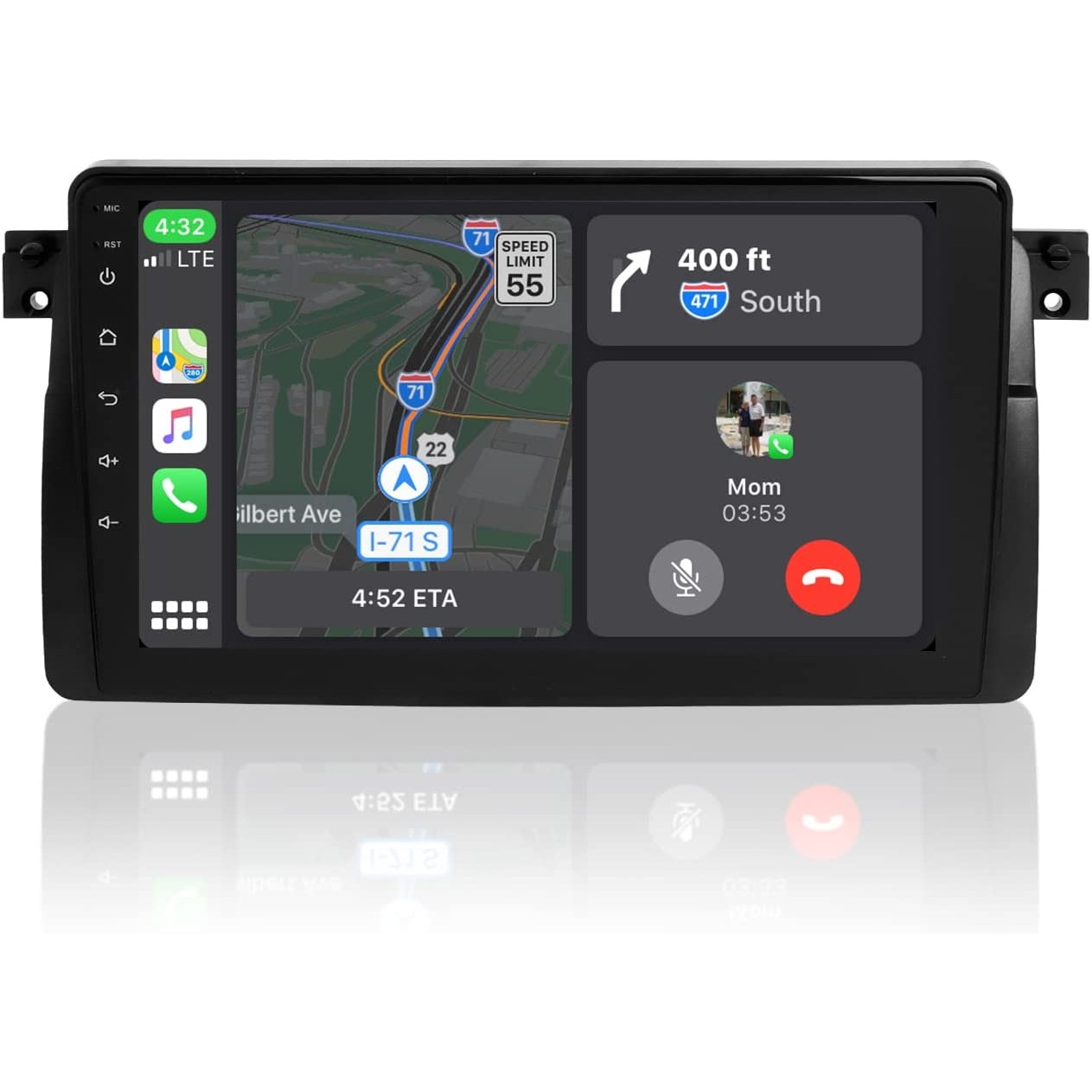 GPS навигация, за BMW 3 E46, 2gbRam 32gb ROM, GPS, Android Auto Carplay ...