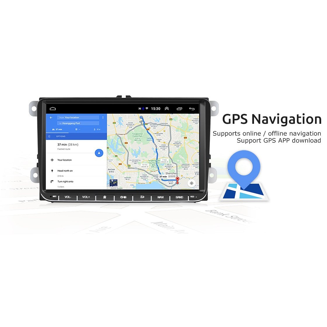Navigatie Android, Carplay, Android, GPS, Dedicata VW Passat B6, B7 ...