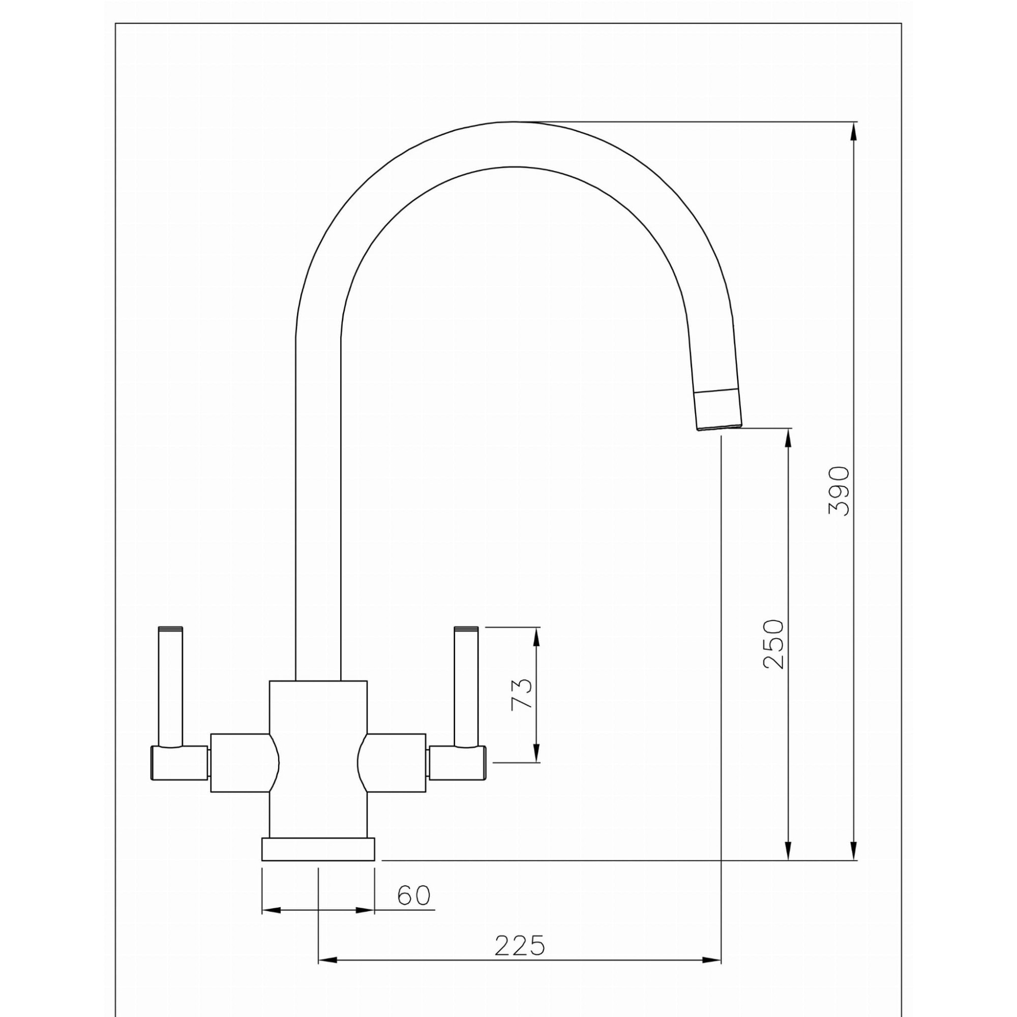 Aqualogis Atlas konyhai csaptelep, 3 utas csapcsap, króm - eMAG.hu