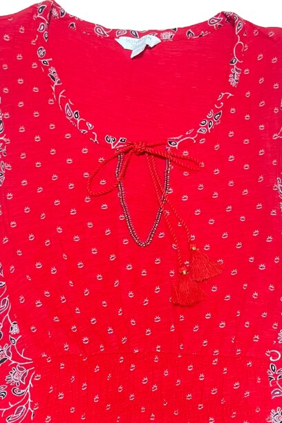 Rochie dama, Monsoon, Pentru plaja, Lunga, Fara maneci, Imprimeu floral ...