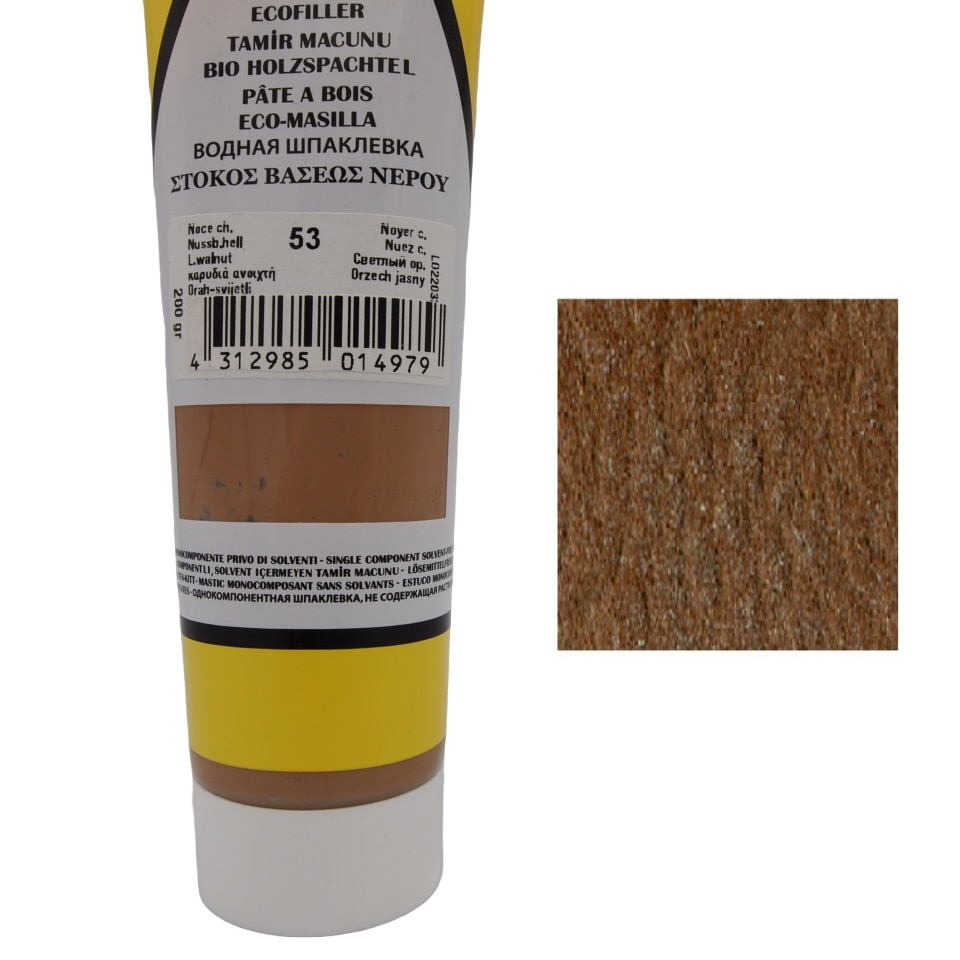 Chit pe baza de apa pentru lemn, Borma Wachs, Ecostucco, tub 200 grame ...